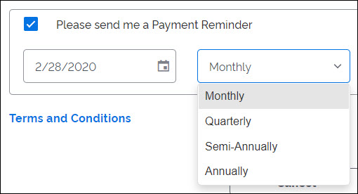ClickPay: Payment Reminders